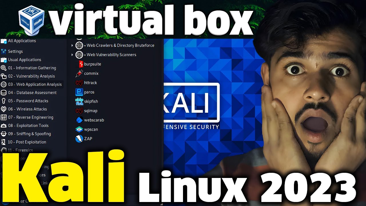 How To Install Kali Linux in Virtual Box | Virtual Box Tutorial | Day 4 ...