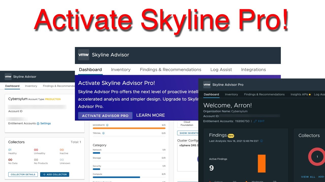 Activate VMware Skyline Pro - YouTube
