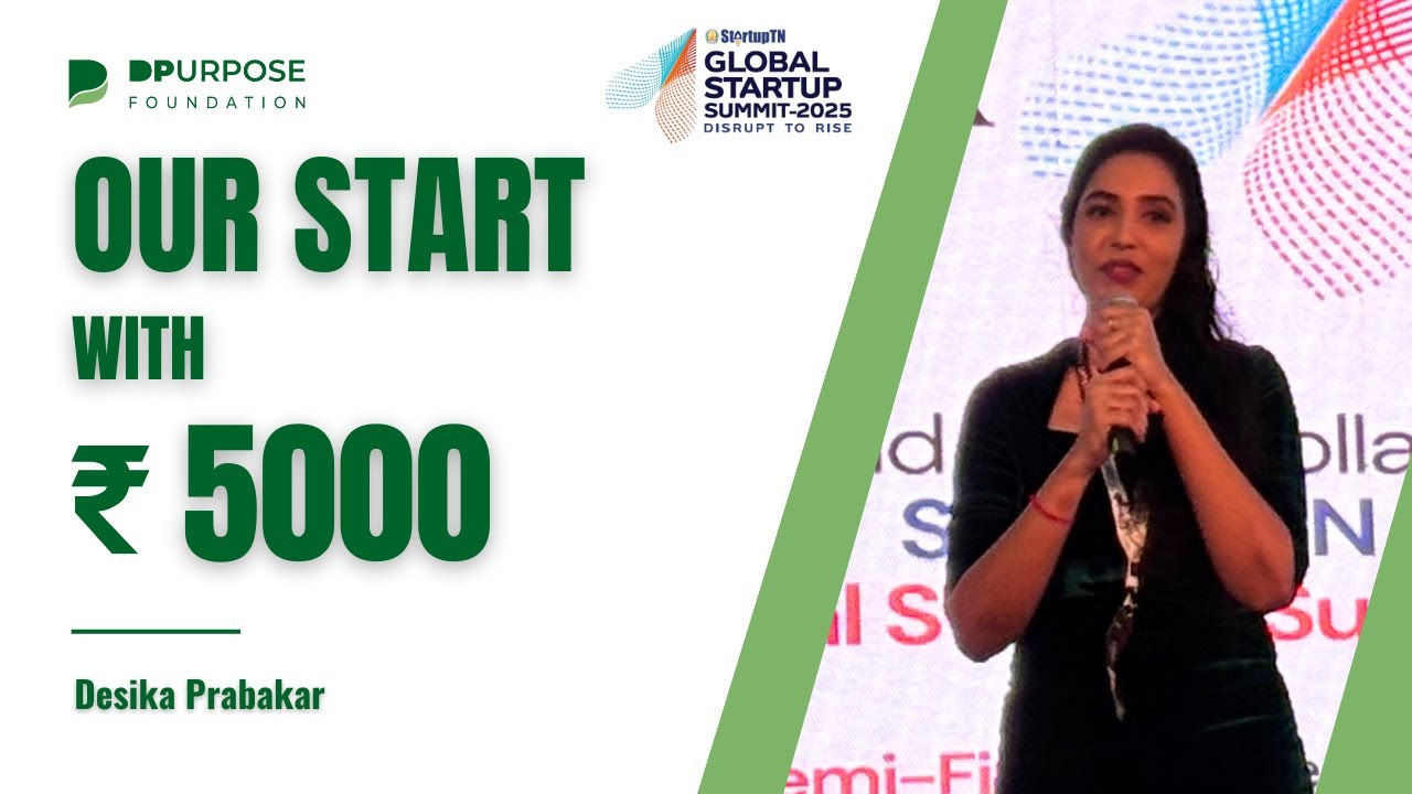 DPurpose Foundation’s First Pitch @ TNGSS | Presented Before Wadhwani ...