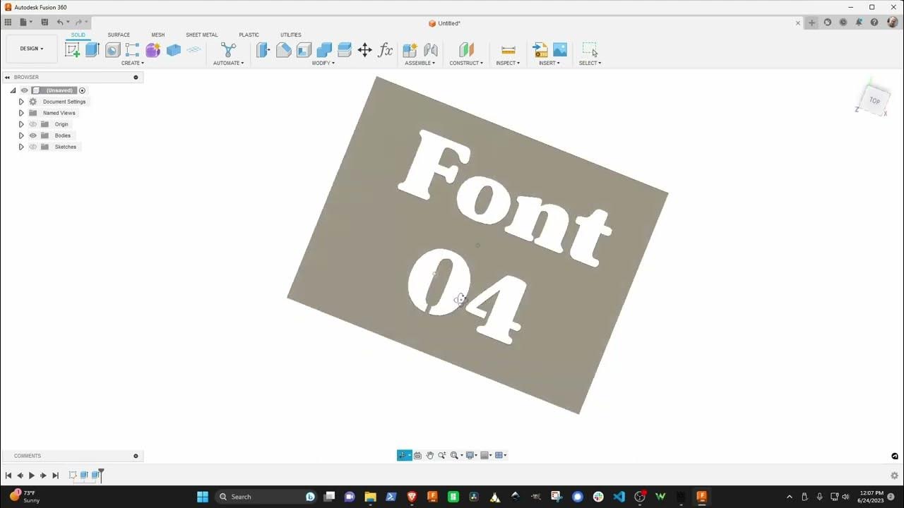 Bridging a Font with FontForge for Plasma and Laser Cutting - Part 1 - YouTube