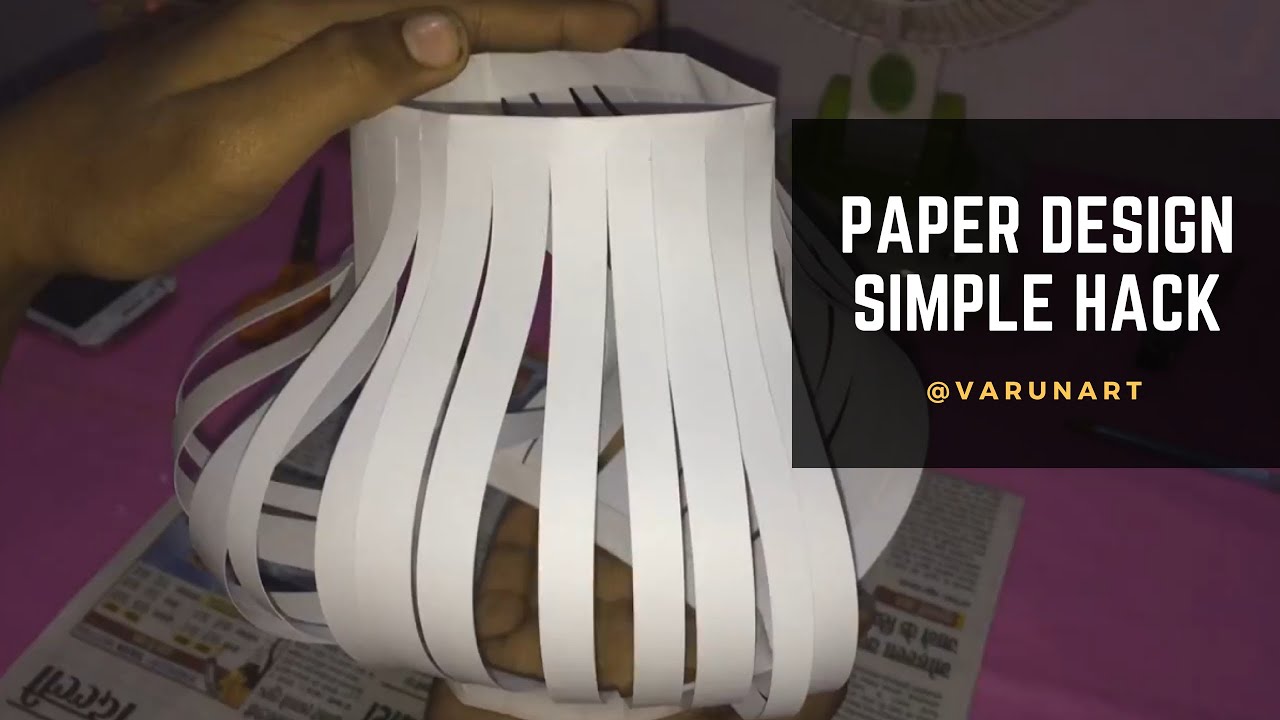 Easy Paper Design🌟🔥 - How To Make A Very Easy Paper🎨🌴 Design Making ...