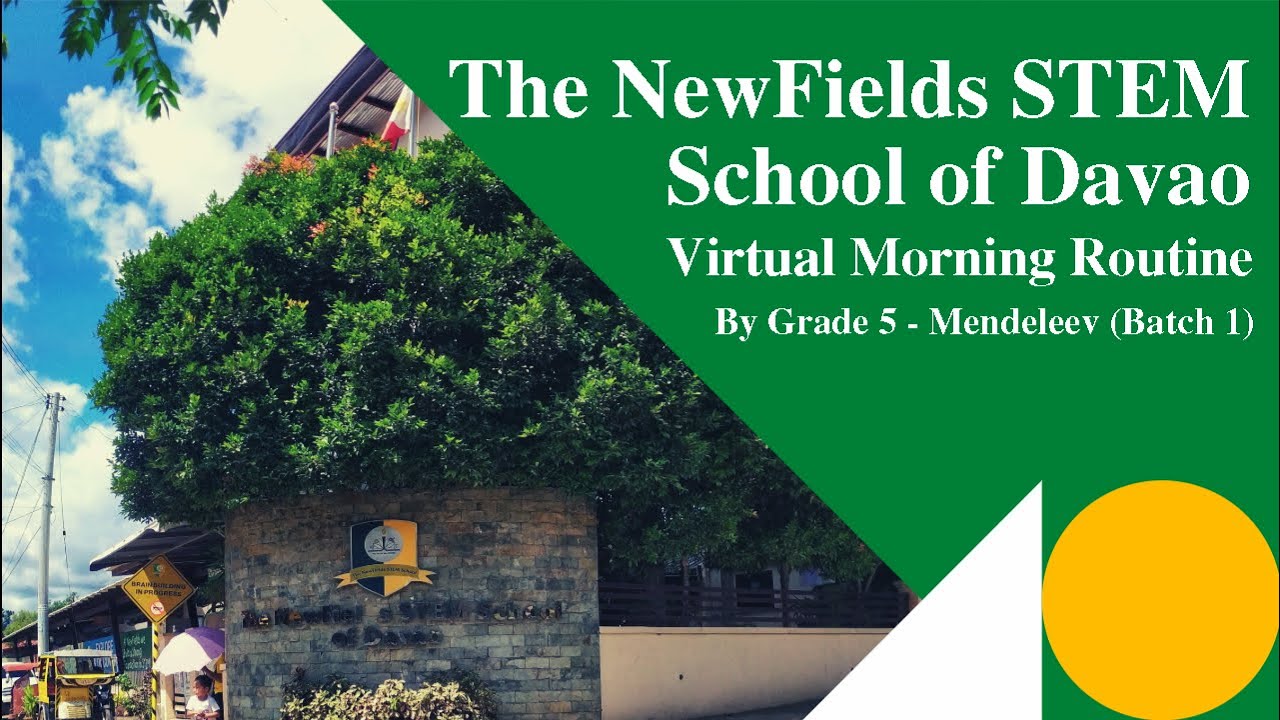 TNFSSD SCHOOL-WIDE Virtual Morning Routine - G5 Mendeleev Batch 1 - YouTube