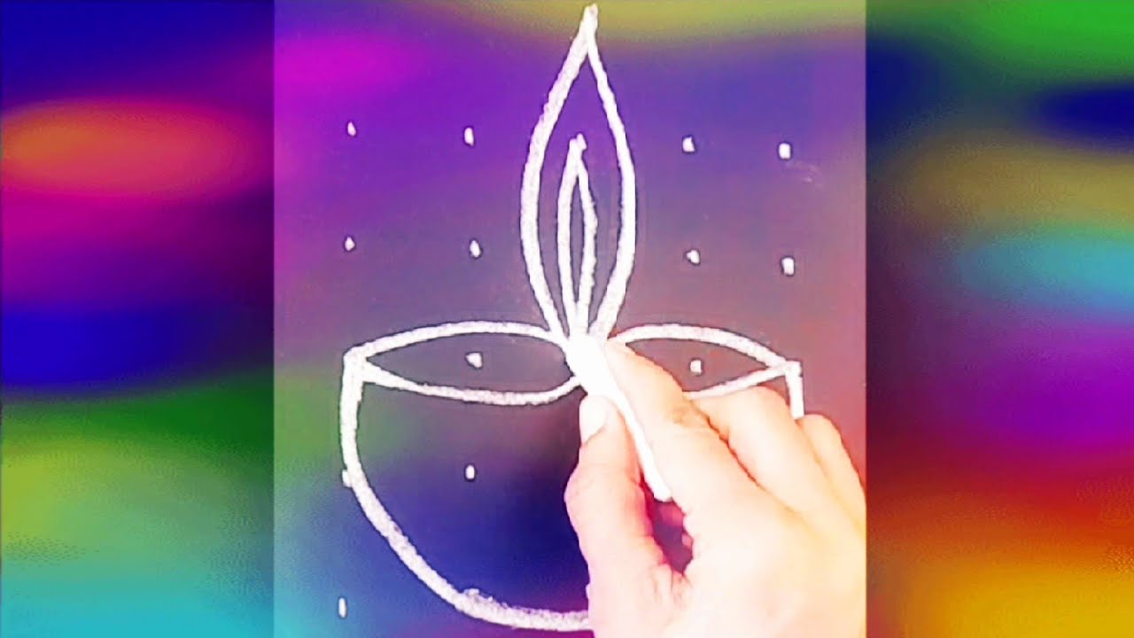 Tipkyanchi Rangoli | 5*5 Short Dots Rangoli Design| Easy & Simple Dots ...