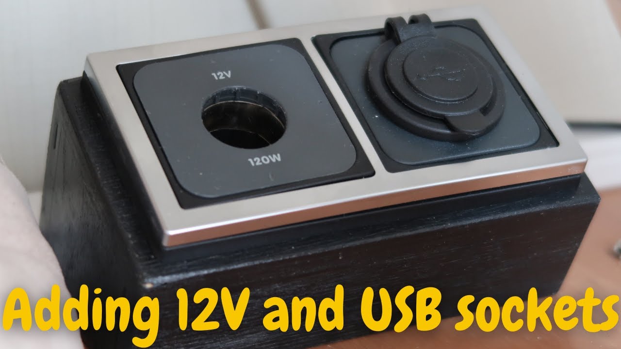Adding extra 12v and USB sockets into our Eriba Feeling caravan - YouTube