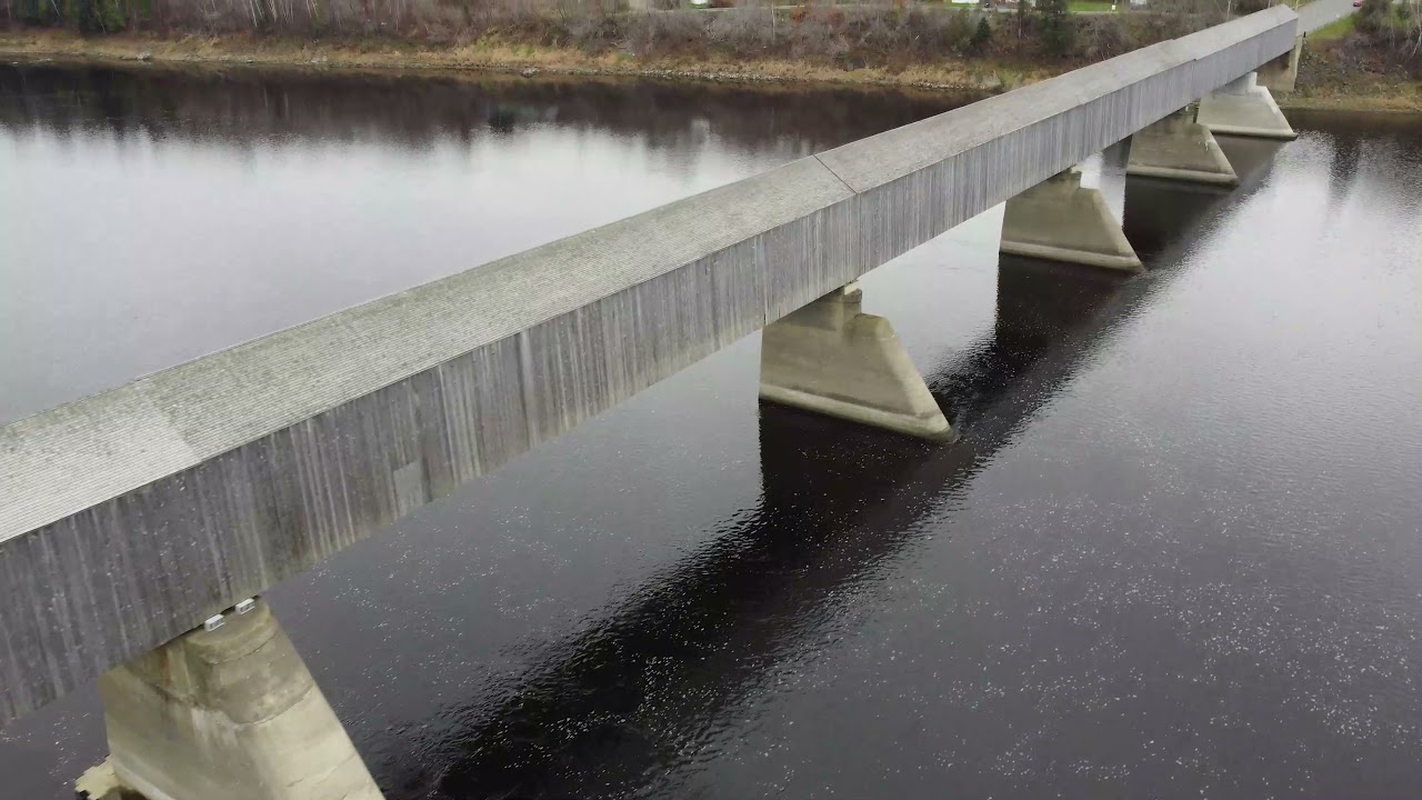 The Longest Covered Bridge in the World! Hartland, New Brunswick - YouTube