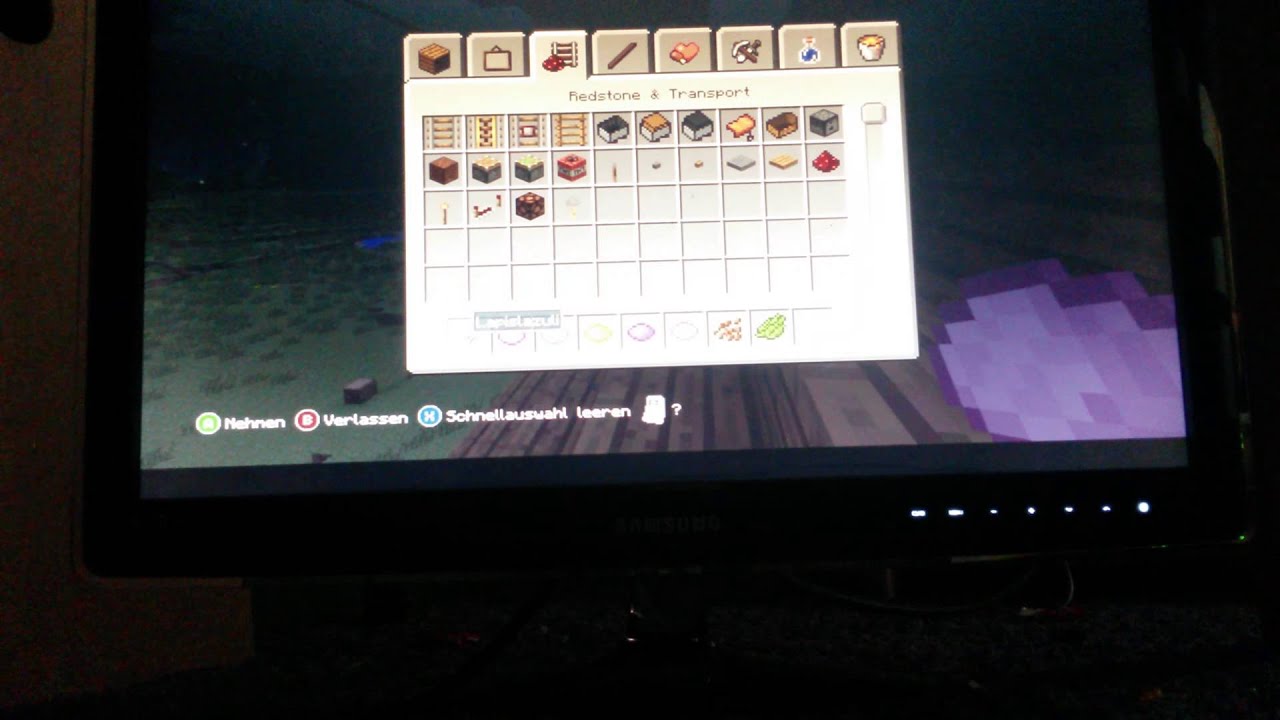 Minecraft Leder Rüstung färben - YouTube