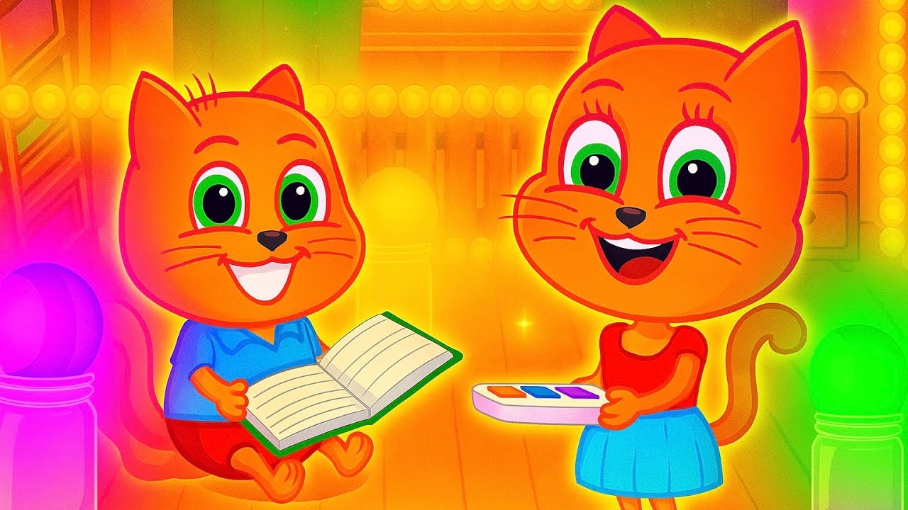 Cats Family in English - SHINING GARLAND ⭐🌈 Cartoon for Kids 4K - YouTube