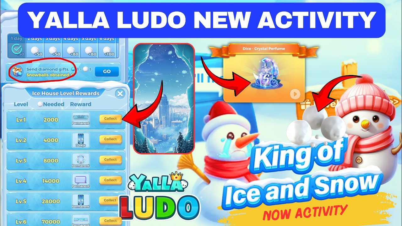 The King of Ice and Show Activity | New Activity | Yalla Ludo New Event ...