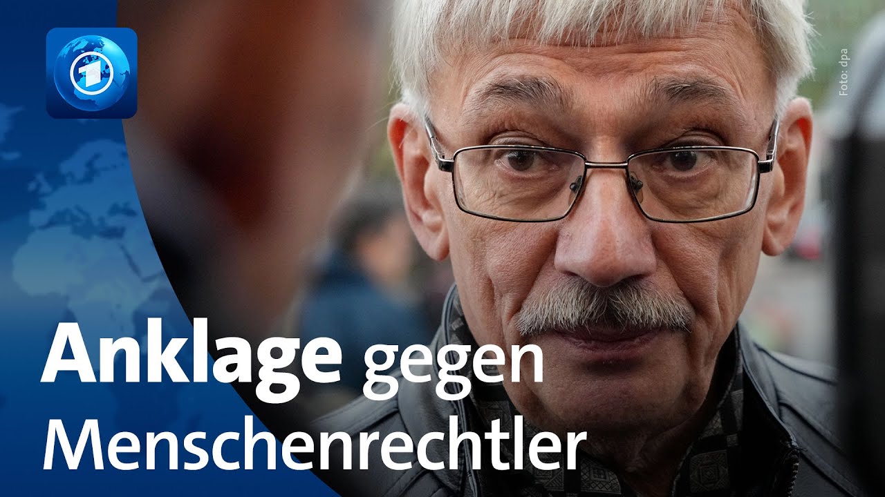 Russland: „Memorial“-Co-Vorsitzender Orlow vor Gericht - YouTube