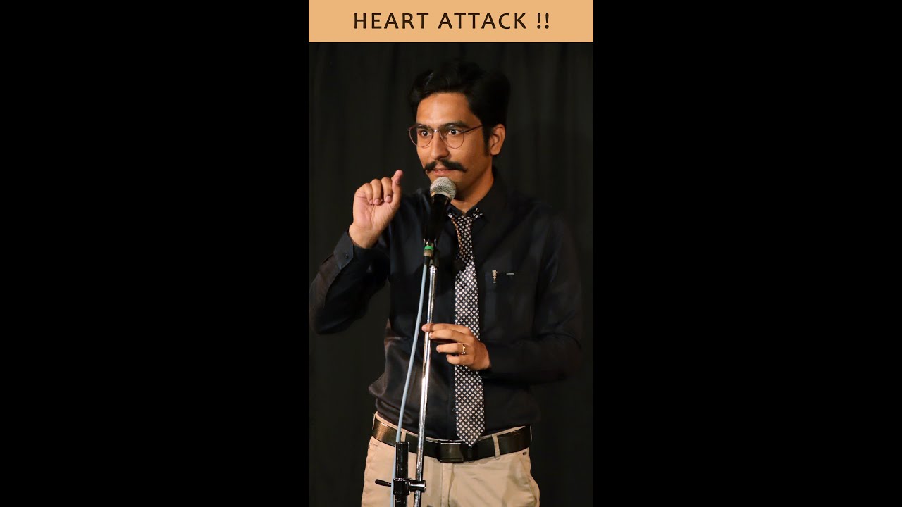 Heart Attack !! Standup Comedy Reel | Amit Khuva New Gujarati Comedy ...