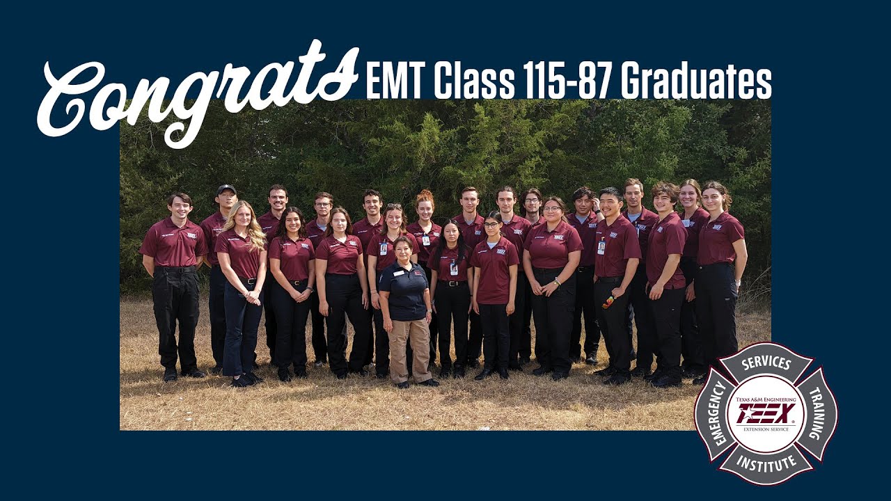 EMT Class #115-87 Graduation July 29, 2022 - YouTube