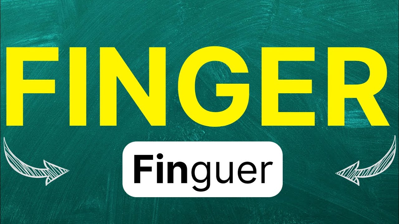 Cómo pronunciar: 'Finger' 'Dedo' 'Parte de la mano' 'Extremidad de la ...