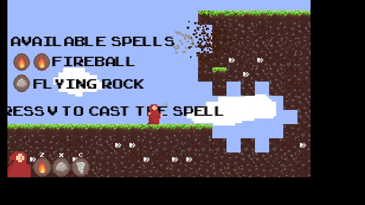 Wizard platformer game - YouTube