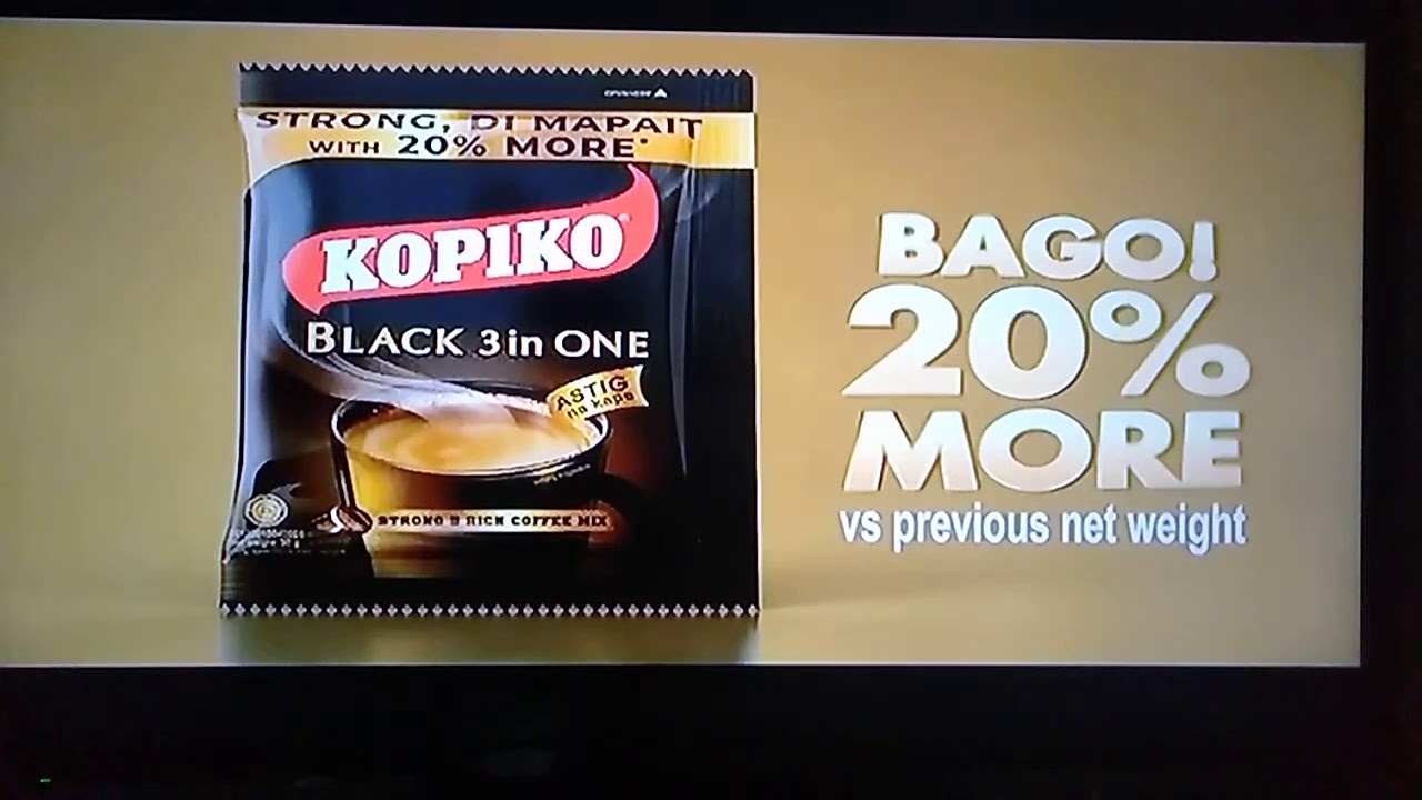 Kopiko Black 3in1 20% More Commercial - YouTube