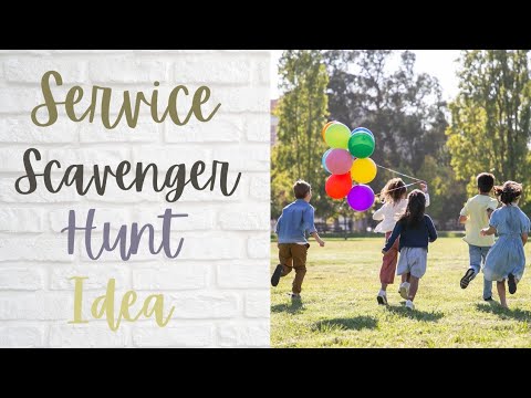 Fun Church Service Project Idea. Service Scavenger Hunt. Scavenger ...