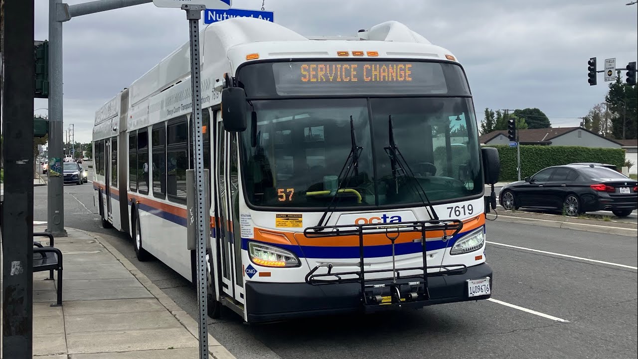 OCTA 2013 New Flyer XN60 #7619 - YouTube