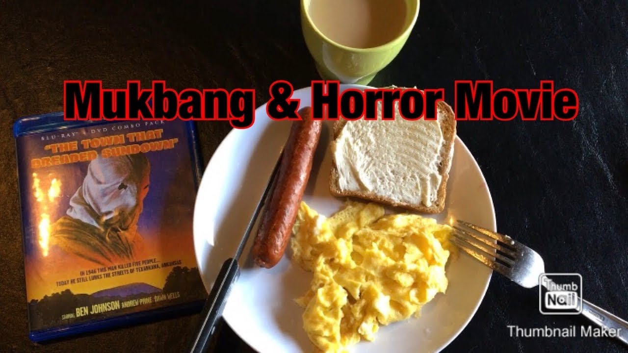 MUKBANG & HORROR MOVIE: The Town That Dreaded Sundown - YouTube