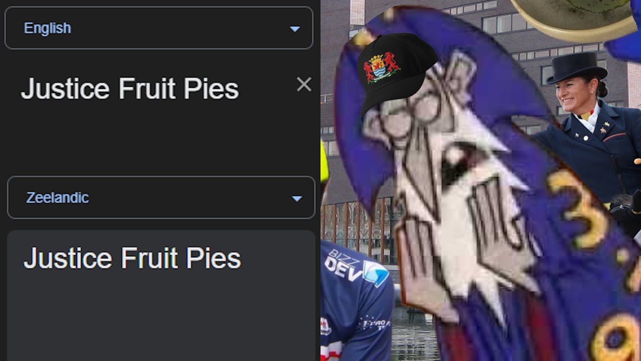 Justice Fruit Pies commercial in different languages meme - YouTube
