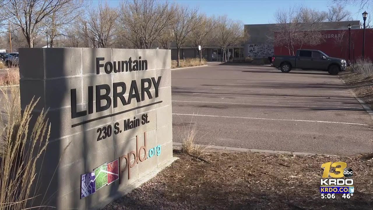 Staff shortage Tuesday forces early closure of Fountain Library - YouTube