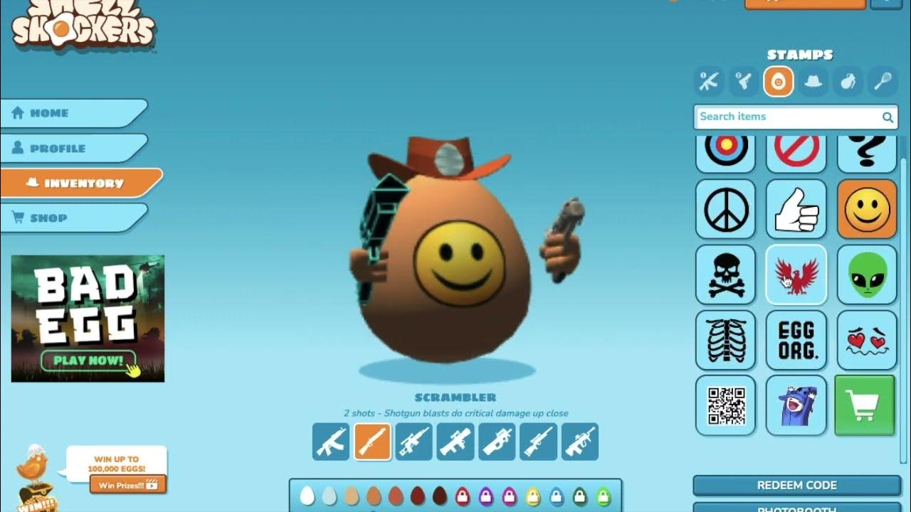 Shell Shockers Inventory Tour - YouTube