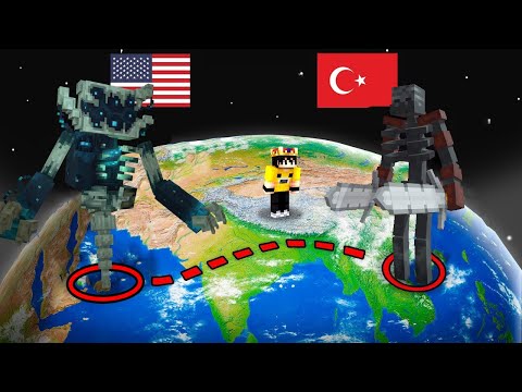 Minecraft'ta İLLEGAL MUTANTLAR DÜNYA SAVAŞINDA!