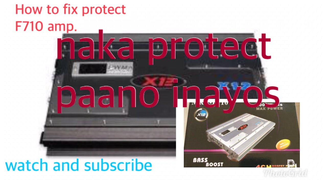 X12 F710 protected - YouTube