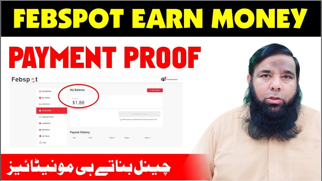 FebSpot Earnings: A Payment Proof Video. - YouTube