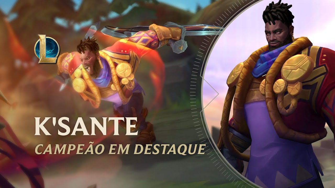 League of Legends | Campeão em Destaque: K'Sante - Mecânica de jogo ...
