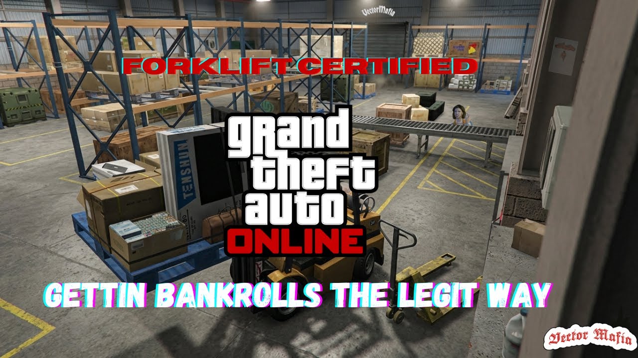 FORKLIFT CERTIFIED! GTA Online Odd Jobs - YouTube