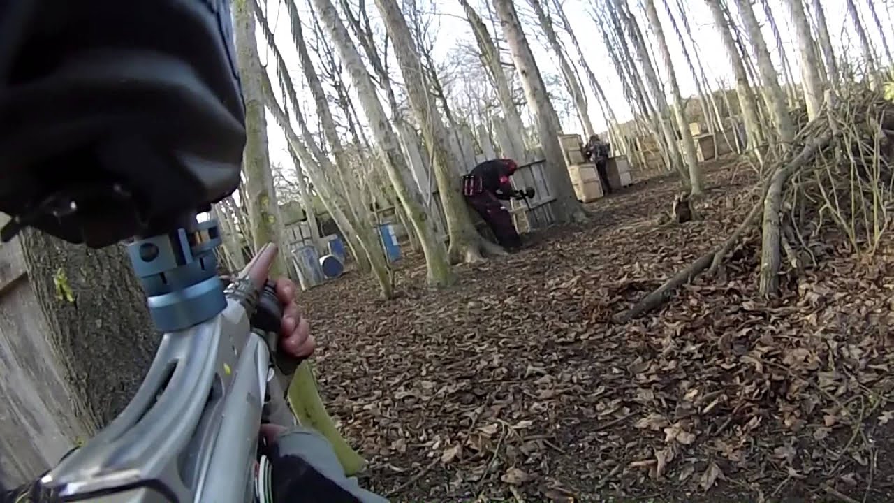 Attack the Train BZ Paintball Pt2 1/2/15 - GoPro Paintball - YouTube