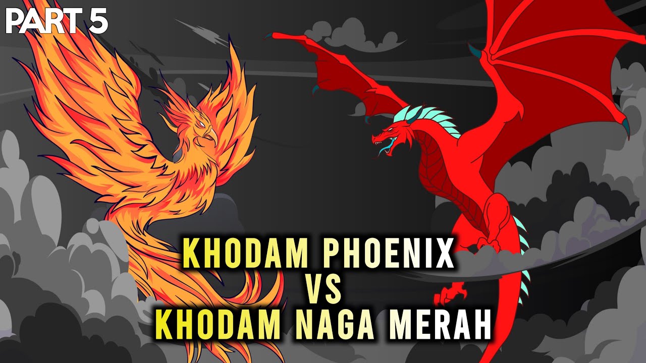 KHODAM PHOENIX MELAWAN KHODAM NAGA MERAH! GENG MOTOR PART 5 | ANIMASI ...