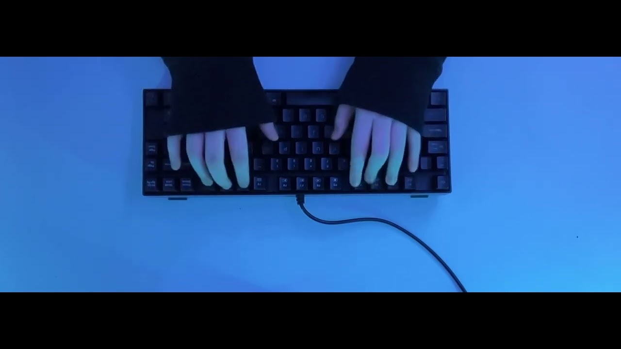 Modded Redragon K552-N Mechanical Keyboard - YouTube