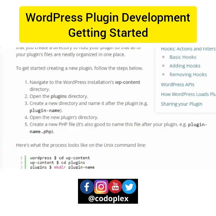 Getting Started - WordPress Plugin Development - YouTube
