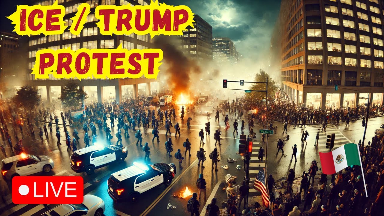 ICE and Trump Protest in Los Angeles LA - Mexican Americans are ...