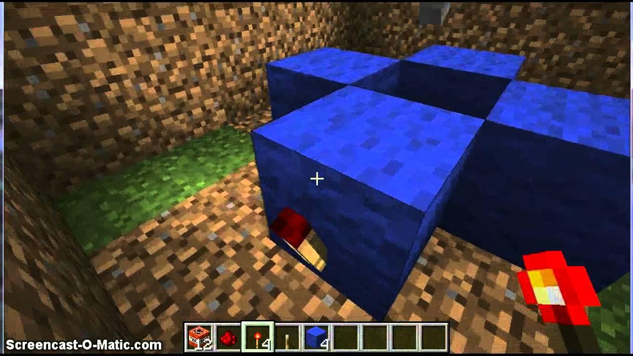 Minecraft Tutorial- Exploding Tree Trap By CNB Minecraft - YouTube