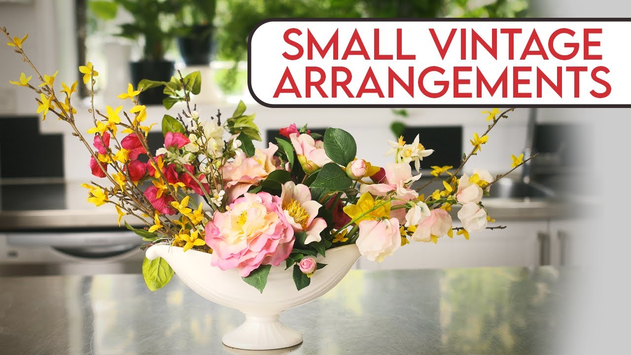 Reviving Classic Floral Design: Small Arrangements with a Twist! - YouTube