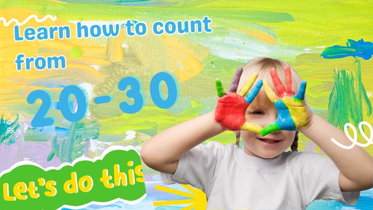 Learn how to count from 20 - 30 | Great Learning Tool for kids of ALL ...