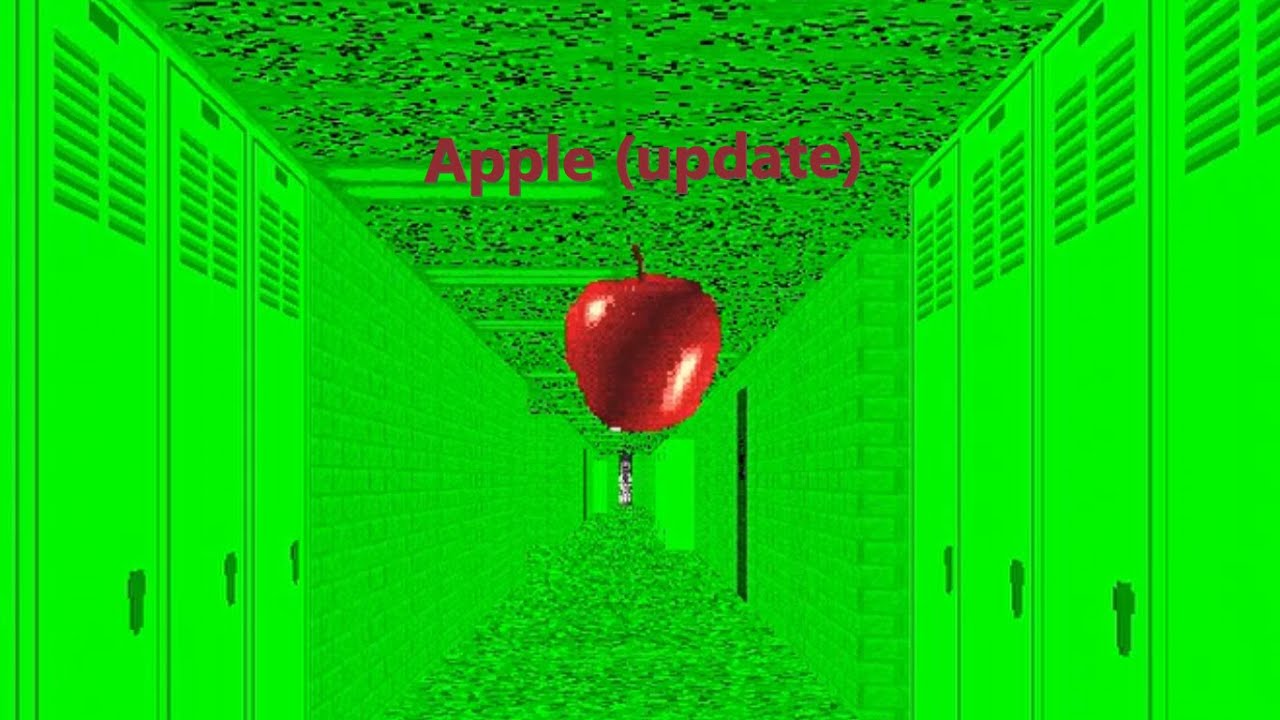Apple update (baldi's basics mod) - YouTube