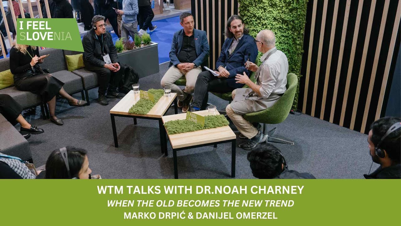 Slovenian Stand at #WTMLDN: Travel Talks with Dr Noah Charney - YouTube