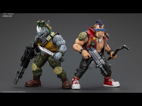 New TMNT teenage mutant ninja turtles Rocksteady and Bebop action ...