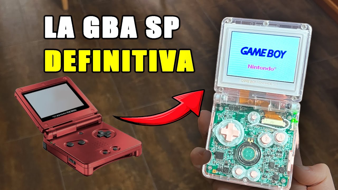CÓMO HACER LA GAMEBOY ADVANCE SP DEFINITIVA - YouTube
