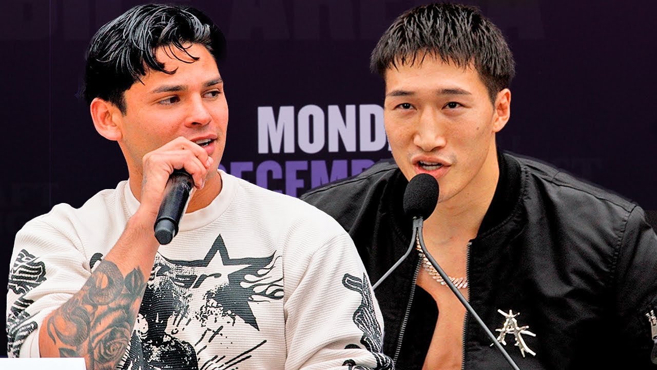 Ryan Garcia RETURNS! Ryan Garcia vs Rukiya Anpo Full Press Conference ...