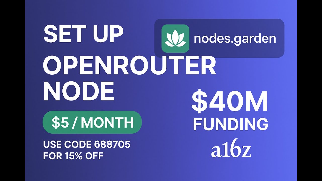 How to buy and setup OpenRouter node | Nodes Garden | Hindi Guide - YouTube