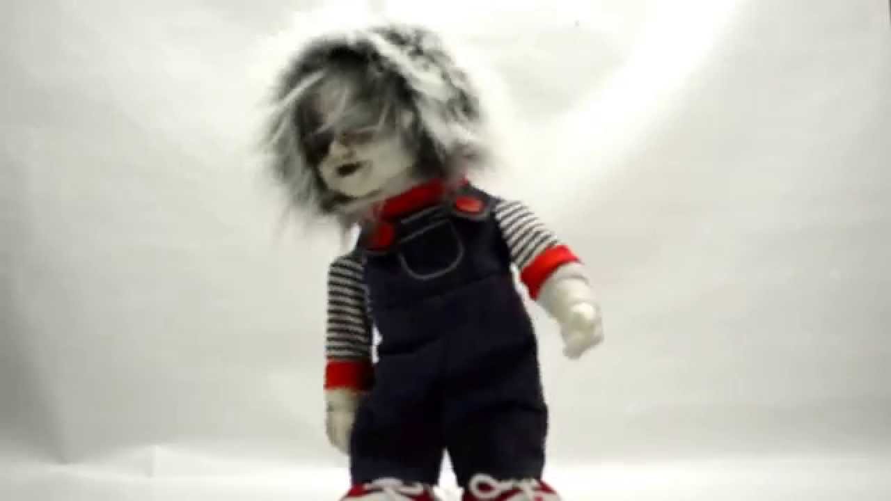 Scary Halloween Chucky Style Creepy Doll - YouTube