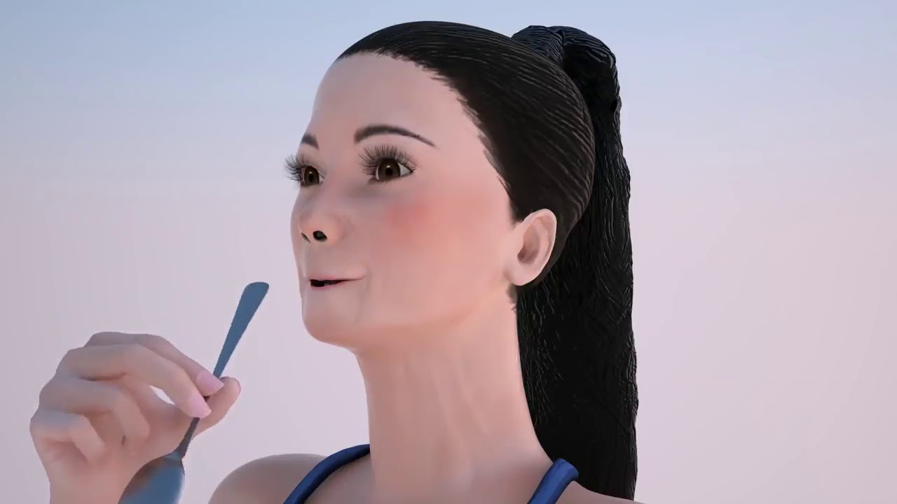 3D modelling & animation for Facial Exercises - YouTube
