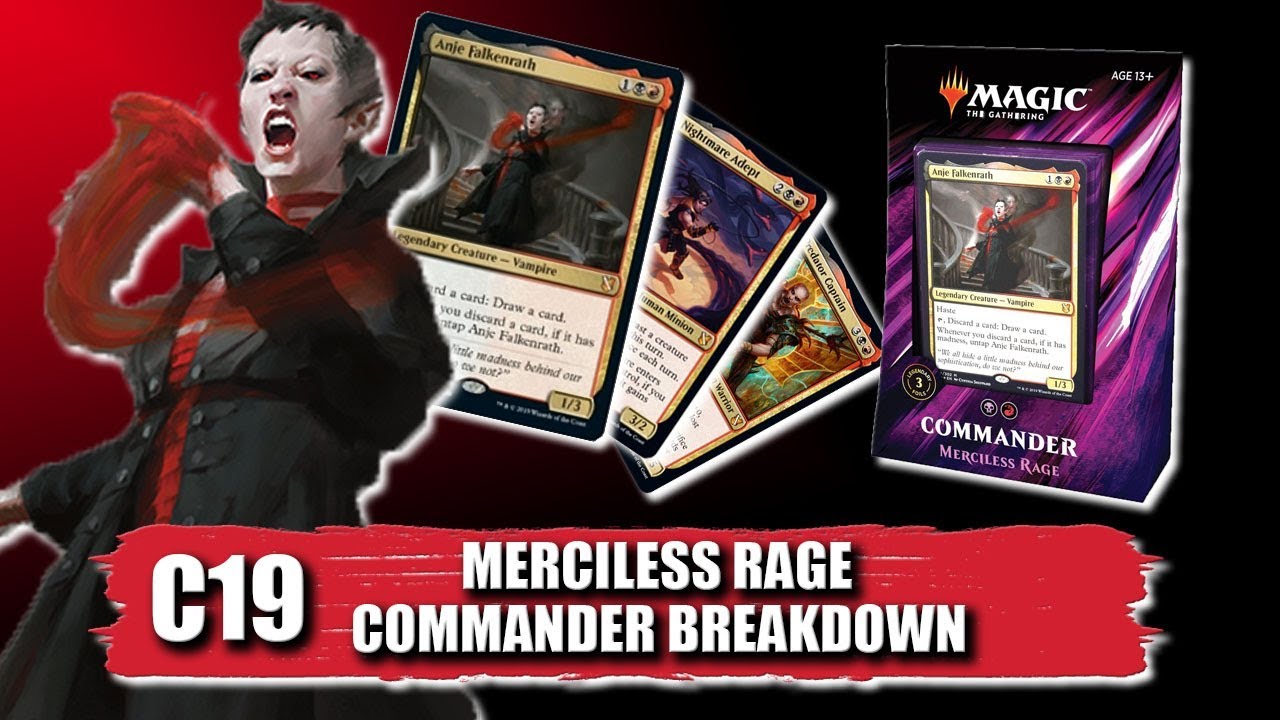 Merciless Rage Precon Commander Breakdown | C19 | The Commander Crew #3 ...