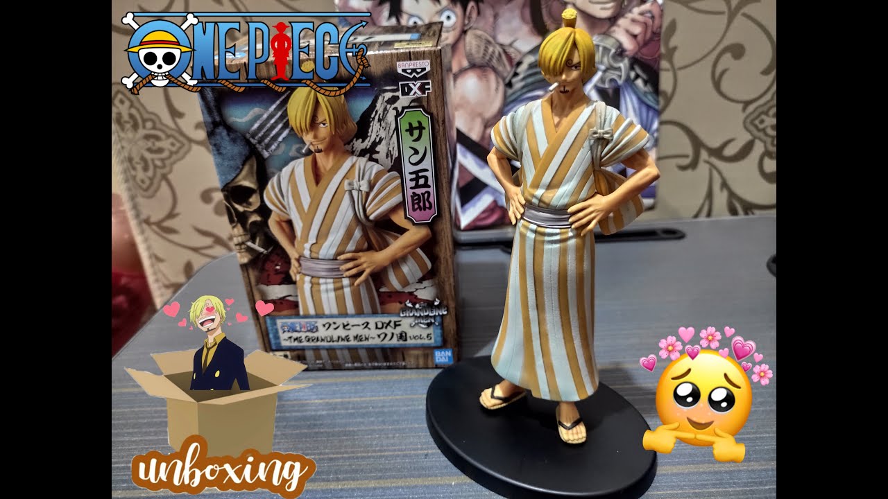 (One Piece) Unboxing GLM Wanokuni Sanji - YouTube