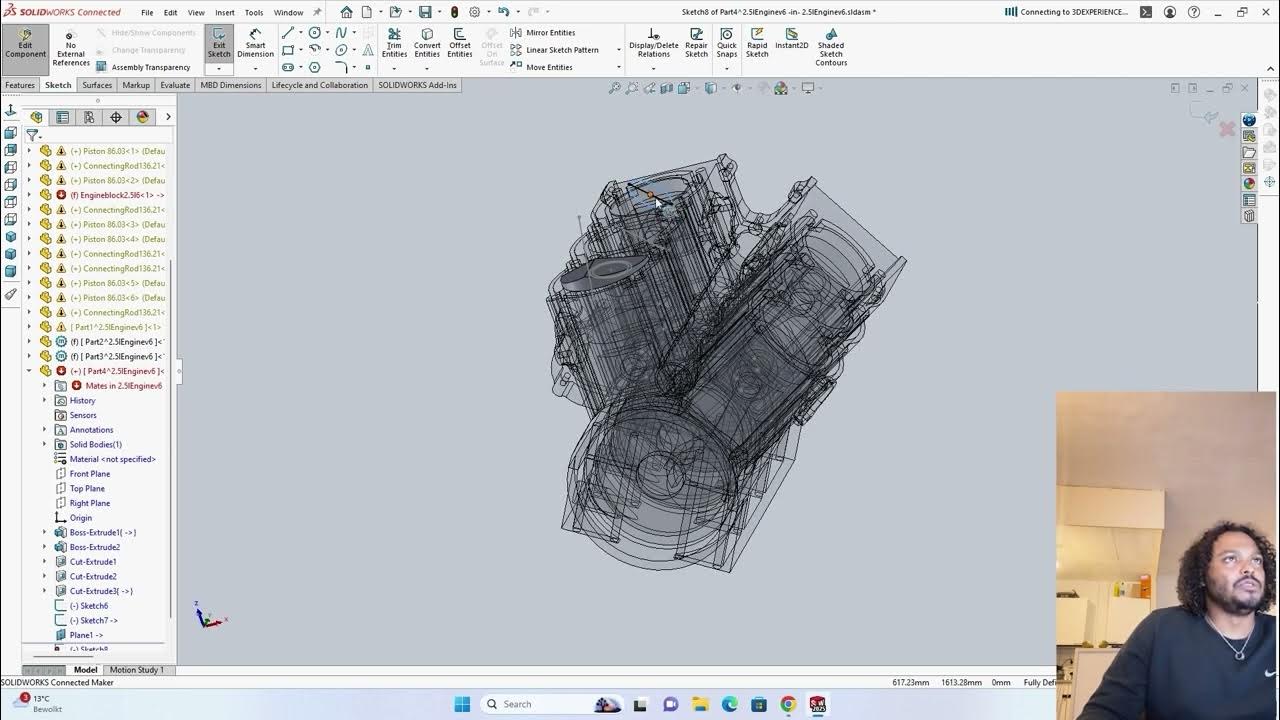 Cylinder Head Design & Modeling | Solidworks V6 Race Engine Build (Ep. 6) - YouTube