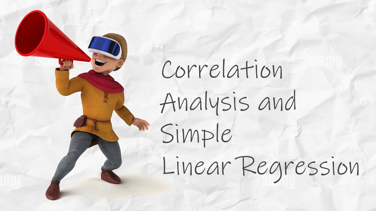 DSC 1371 Correlation Analysis and Simple Linear Regression - YouTube