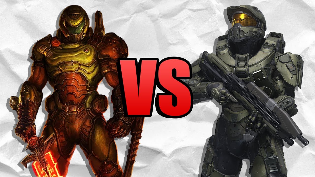 Doomguy VS Master Chief - YouTube